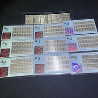 4 Pack of 3 6 12 and 24 Pure Silver Bars 1 Grain Each in - Etsy