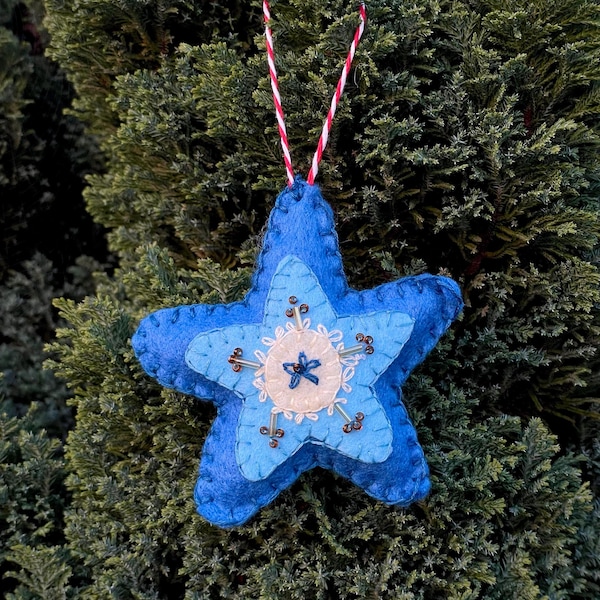 Folk Art Star Sewing Pattern PDF Download to Make Three Different Star ...