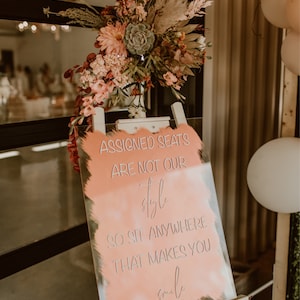 Custom Acrylic Sign Custom Easel Sign Personalized Easel - Etsy