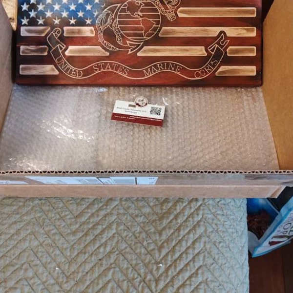 Wood Flag Customs and Border Protection CBP Green Line Flag Celebrate ...