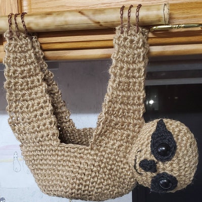 Digital Download 1 PDF: English Sloth Planter/plant Hanger - Etsy