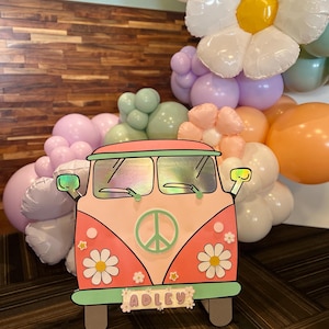 2 Ft Hippie Party Cutouts, Groovy Birthday, Hippie Birthday, Groovy One ...