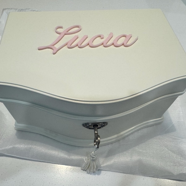Personalised Ballerina Musical Jewellery Box – Custom Name Gift for ...
