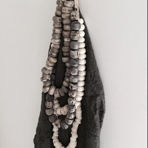 80-100 Natural West African Shell Beads: Shell Unusual Beads Ghanaian ...