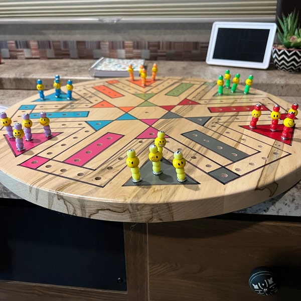 OMG Deluxe 1" Marble Monster Fast Track Board Game - Etsy
