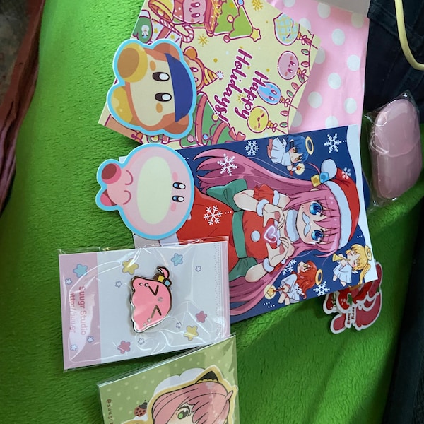 Sxf Cute Anime Die Cut Stickers (set) - Etsy