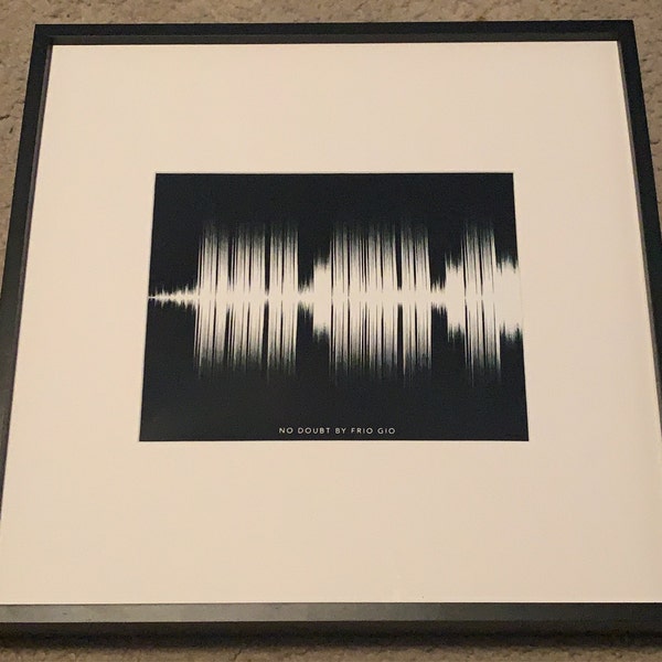 Custom Soundwave Print | Printable Personalized Voice Art Anniversary ...