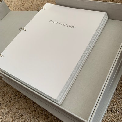 BUNDLE OF FIRST Modern Baby Book Add-on Pages, Baby Memory Book, Baby's ...