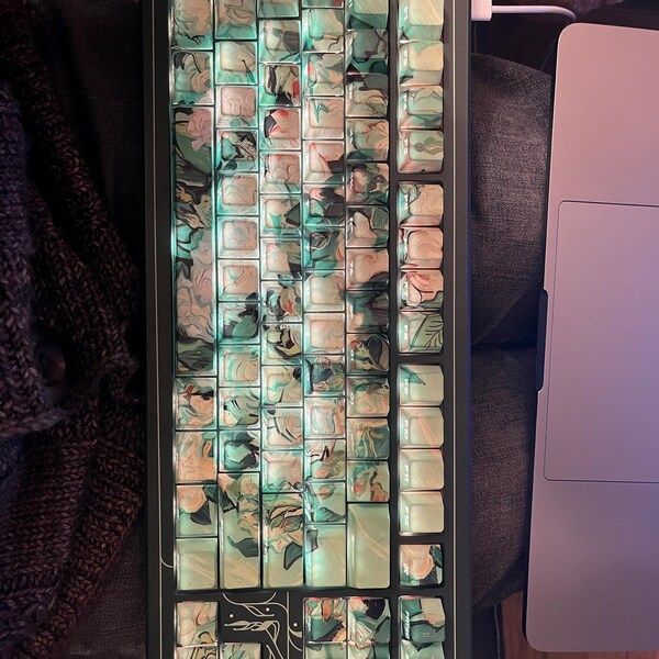 Transparent Jelly Keycaps Set, Mechanical Keyboard Keycaps Set, Crystal ...