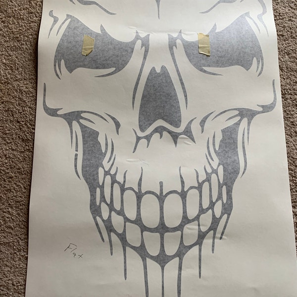 Skull Decal Stickers - Truck Decal - Car Decal - Boat Decal - Skull ...