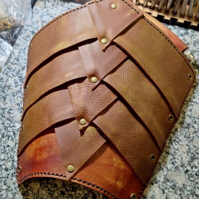 Medieval Arm Guard Leather Pattern PDF, Archery Guard Pattern - Etsy