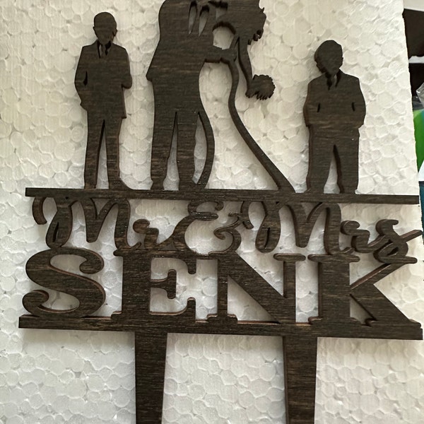 Family Cake Topper,wedding Cake Topper With Children,family Cake ...