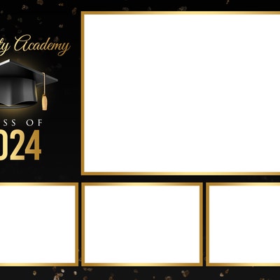 Graduation Party Photo Booth Template PSD, PNG, Easy 100% Editable ...