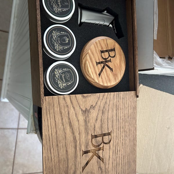 Whiskey Smoker Set, Personalized Home Bar Gift for Men Birthday ...