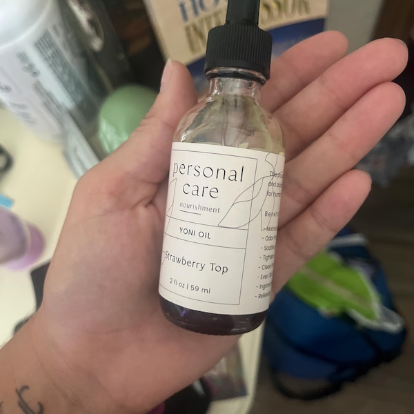 Sensational Strawberry Yoni Oil, All Natural Oils for Ph Balance, Odor ...