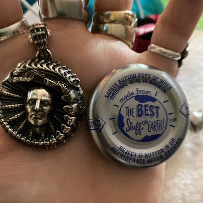 H.R. Giger Inspired, Alien Prometheus Pendant, Alien Covenant, Giger ...