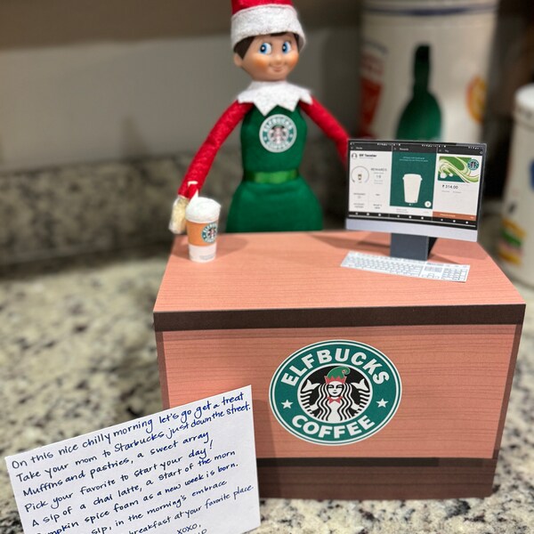 Mcelves Fast Food Display, Elf Props, Costume for Elf Dolls, Elf ...