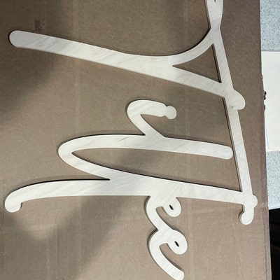 Large Wood Name Sign, Nursery Name Sign, Boho Nursery Sign , Above Crib ...