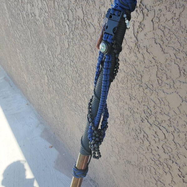 Customized Hiking Staff / Walking Stick - Your Color Choice! Made to ...