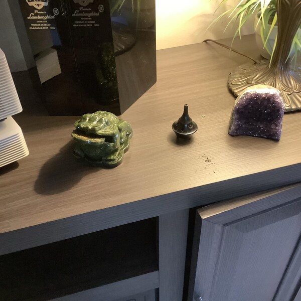 Natural Green Jade Qilin Pi Xiu Statue Feng Shui Wealth Office Desk ...