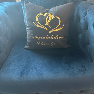 Personalized Pillow, Couple Pillow Cover, Personalized Couple Pillow ...