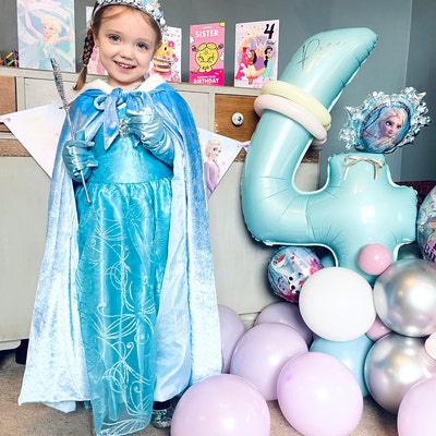 Birthday Tiara and Badge, Purple Princess Tiara, Purple Birthday Badge ...