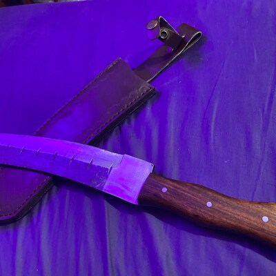 Primitive Camper Parang Knife Hand Forged Full Tang Carbon Steel ...