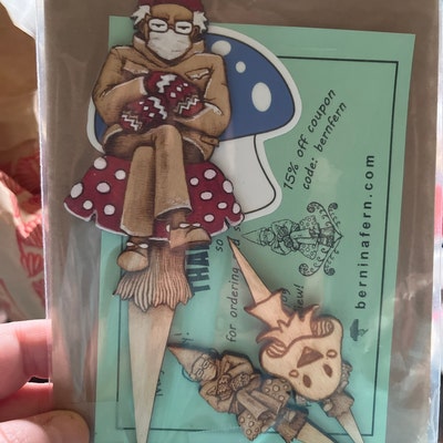 Bern in a Fern Grumpy Bernie Garden Gnome Plant/garden Stake - Etsy