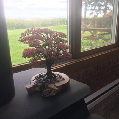 Wire Tree Sculpture Fall Tree Wire Tree Wire Sculpture - Etsy