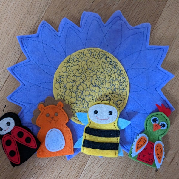 Alice in Wonderland Finger Puppet Set - Etsy