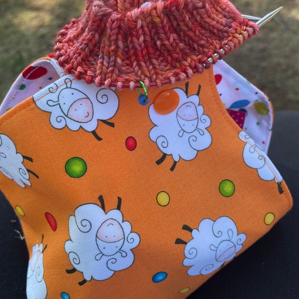 Yarn Keeper Bento Style Yarn Bowl Sheep Print - Etsy
