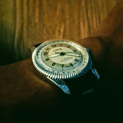 Vintage HMT Janata Red Hindi Dial Hand Winding Men's Watch Movement 17 ...