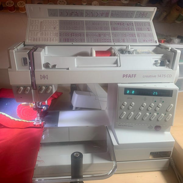 PFAFF 7570 Sewing/embroidery Machine IDT Walking Foot, Heavy-duty Computerized 2-yr Guarantee, W ...