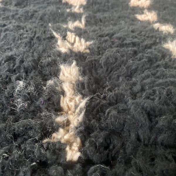 White Rug Fluffy, Custom Fabulous Boujad Rug, Authentic Moroccan Rug ...