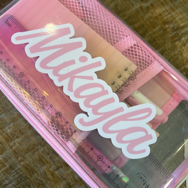 Custom Name Sticker Concert Stickers Personalized Stickers Monogram ...