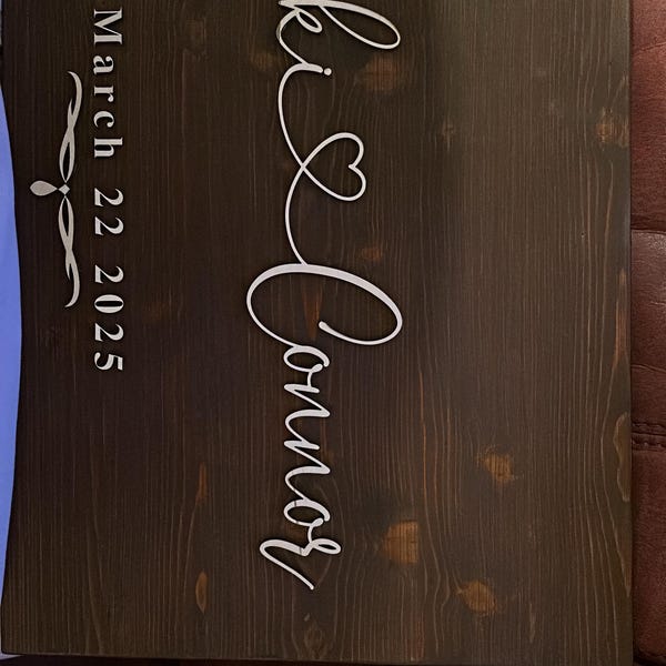 Personalized Sign, Burned Wood Sign, Custom Rustic Wood Sign, Custom ...