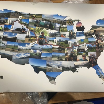 Country Photo Collage Country Map or Any Shape Collage Amazing Premium ...