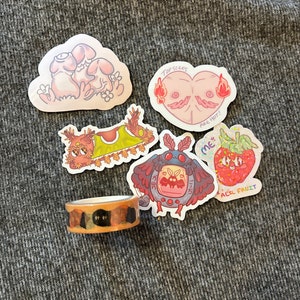 Lil Baphy Baphomet Sticker Water Weatherproof - Etsy