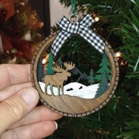 Bundle of 3D Christmas Ornaments, Tree Decorations Craft Set, Hanging ...