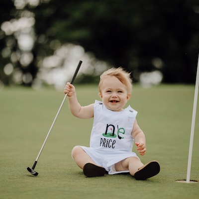 Golf Birthday Party, Toddler Golf Clothes, Toddler Golf Outfit, Baby ...