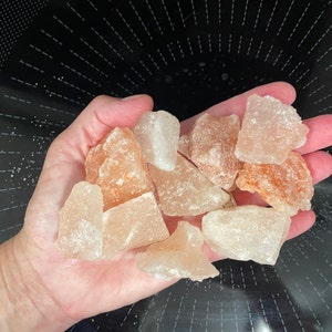 Natural Himalayan Salt Rock Chunks, Large 1 3 Choose How Many Pieces ...