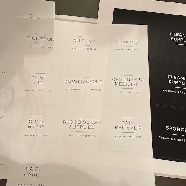 Countryside Hand Dish Soap Labels Water and Oil Resistant Stickers by ...