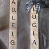 Personalized Scrabble Letter Name Ornaments, Christmas 2024, Timeless ...