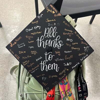 Custom determinate Dna Graduation Cap Topper, Biology Major Graduation ...