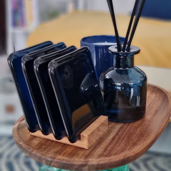 Slender Slotted Boats | Oak Glass Display Stands - Available in ...