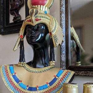 Cleopatra Headdress, Cleopatra Crown, Egyptian Headdress, Halloween ...