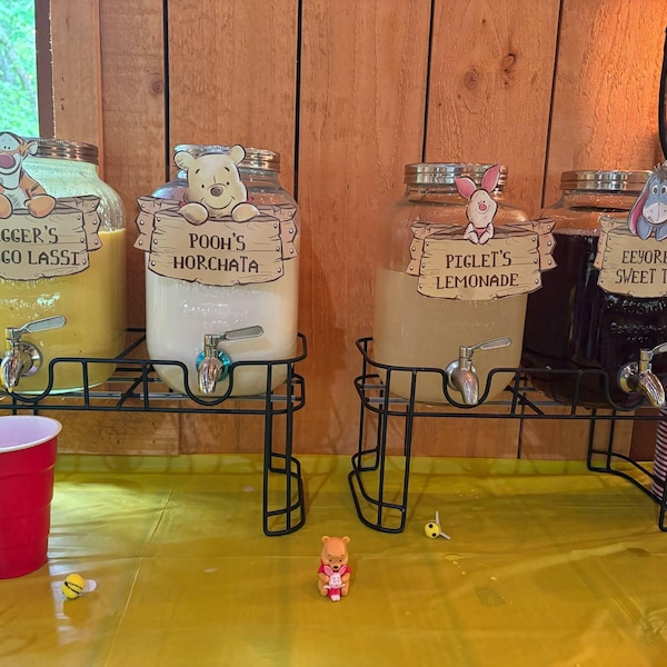 Winnie the Pooh Hunny Sign, Hundred Acre Wood Birthday, Rumbly in Your ...