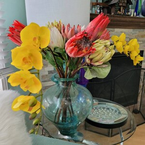 6 Real Touch Angel Trumpet Flowers - Etsy