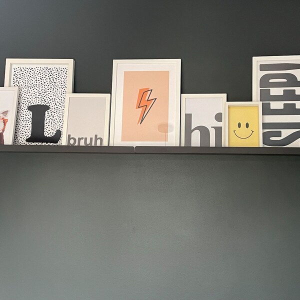 Navy Blue Alphabet Poster, Educational ABC Poster, Printable Alphabet ...