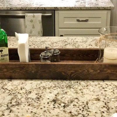 Long Wooden Box, Wood Table Centerpiece, Window Box, Rectangular ...